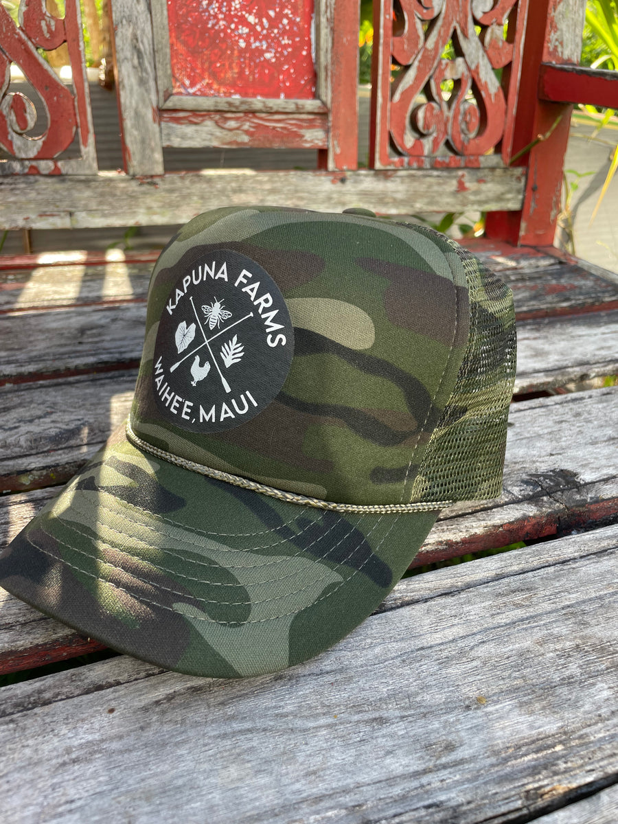 Trucker Hat - Camo – Kapuna Farms