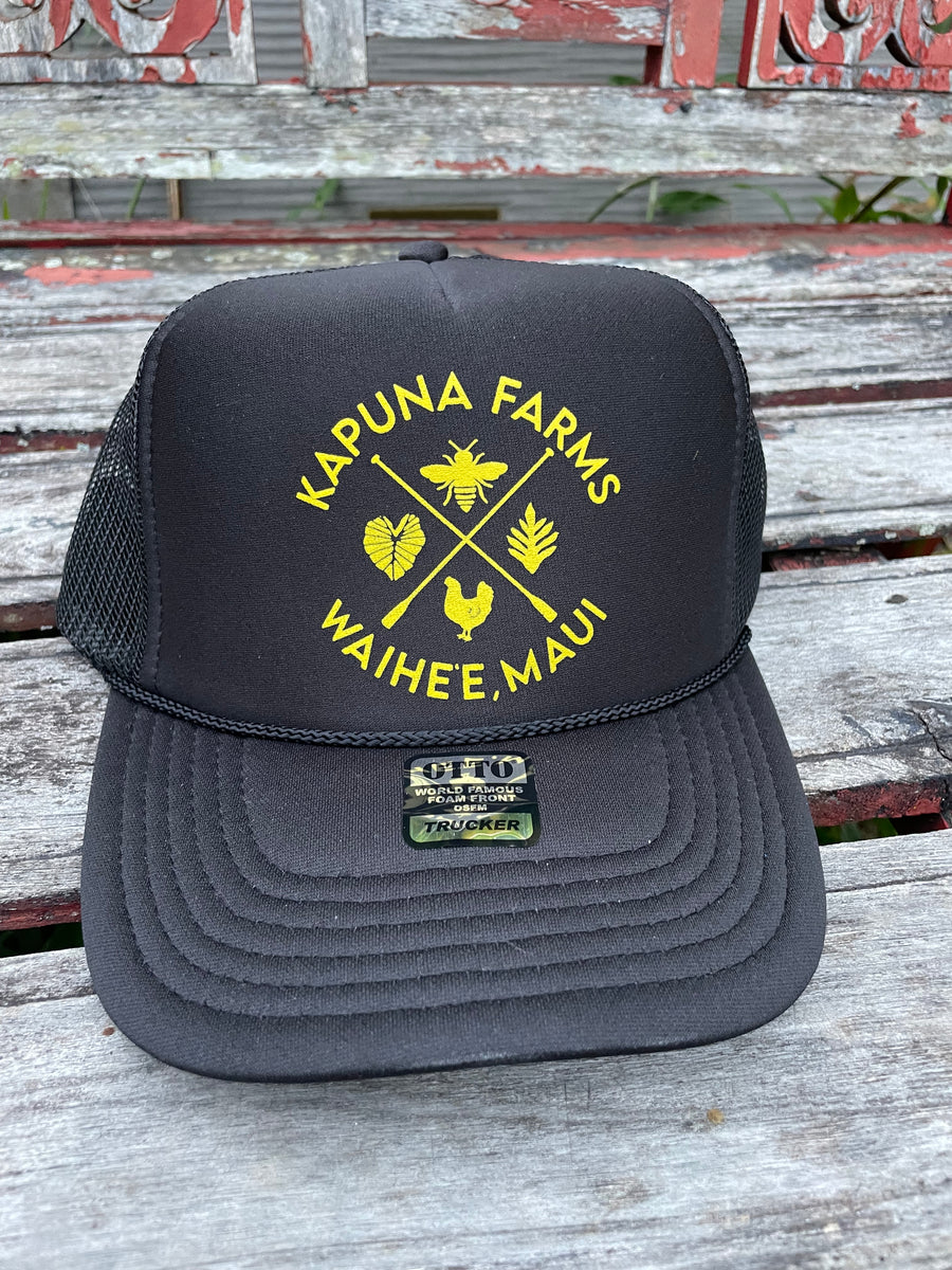 Trucker Hat - Black – Kapuna Farms